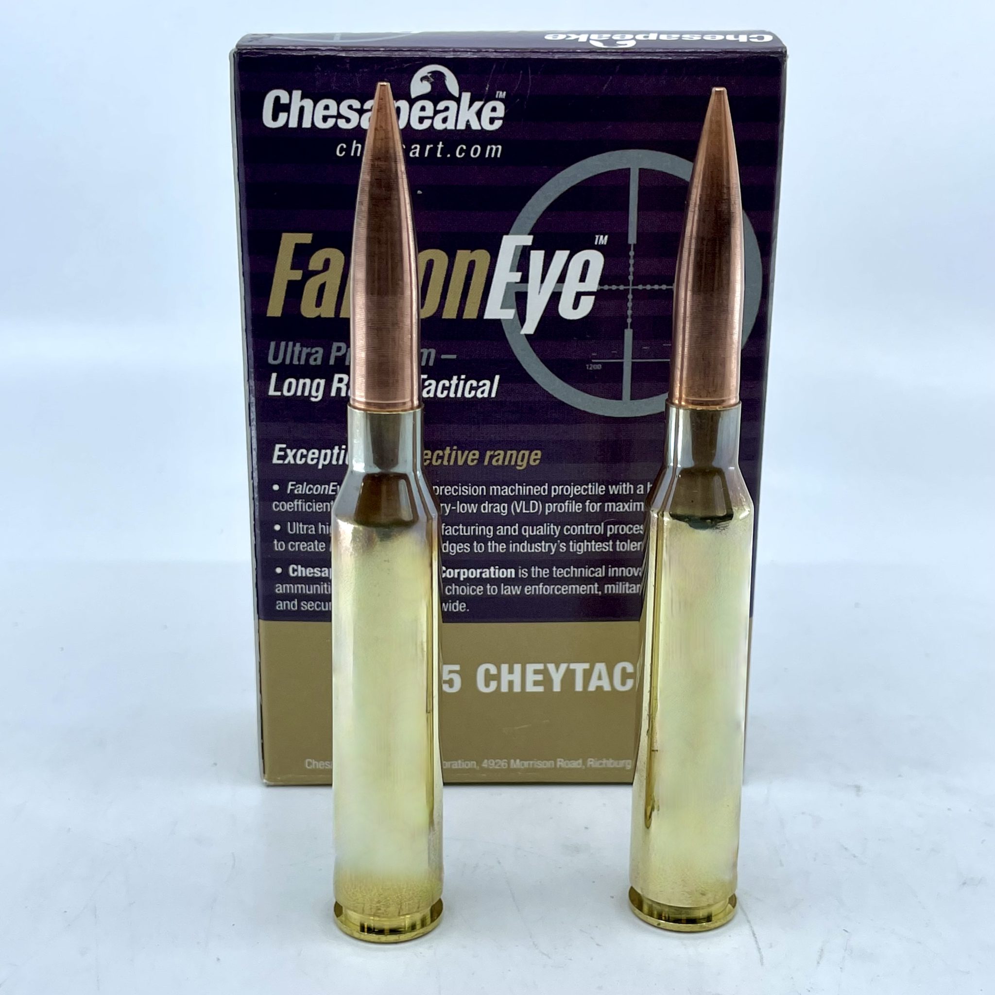 .375 CheyTac – 402 Grain MTAC / Falconeye – 10 Rds | CLT Ammo